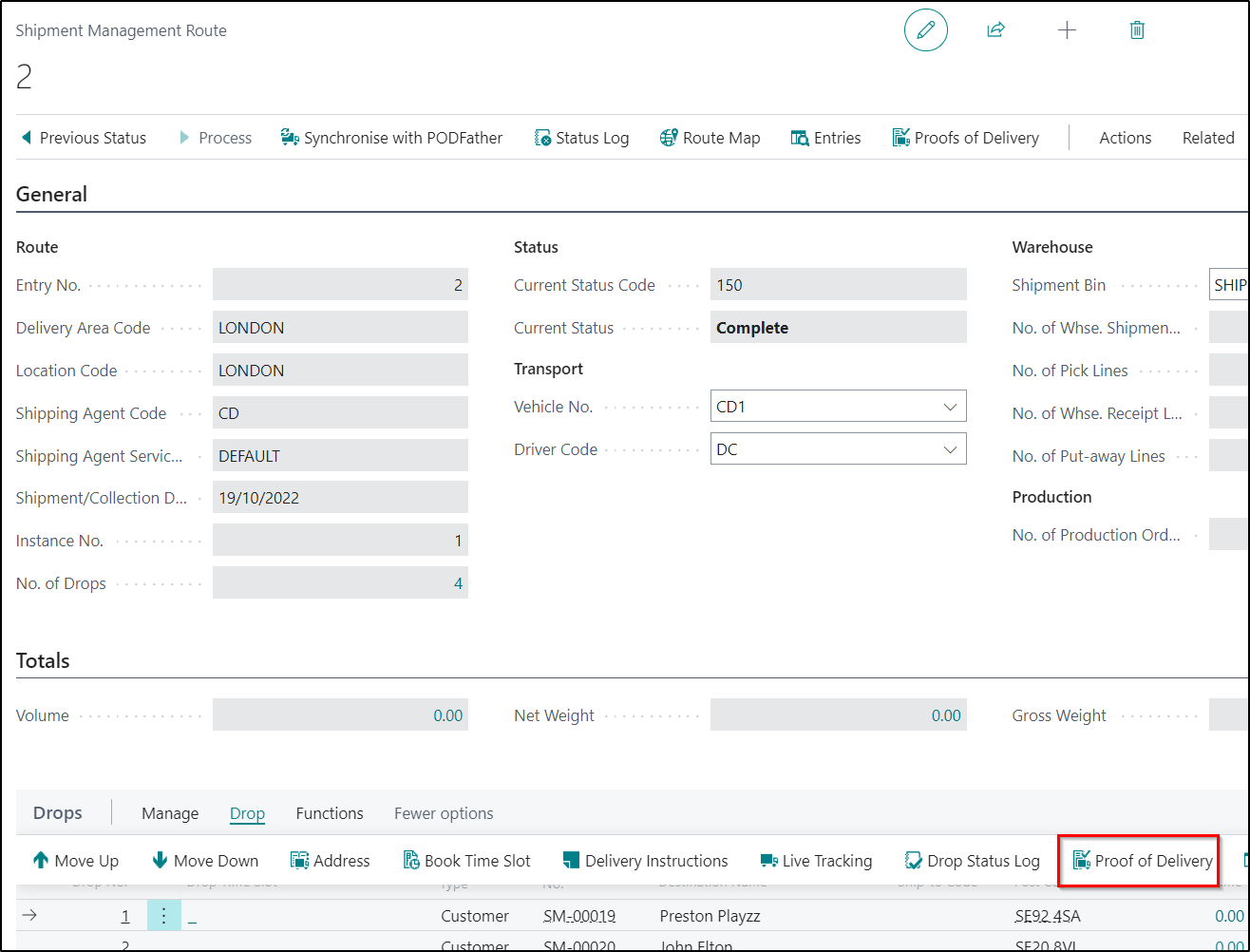 Clever Dynamics - Proof of Delivery